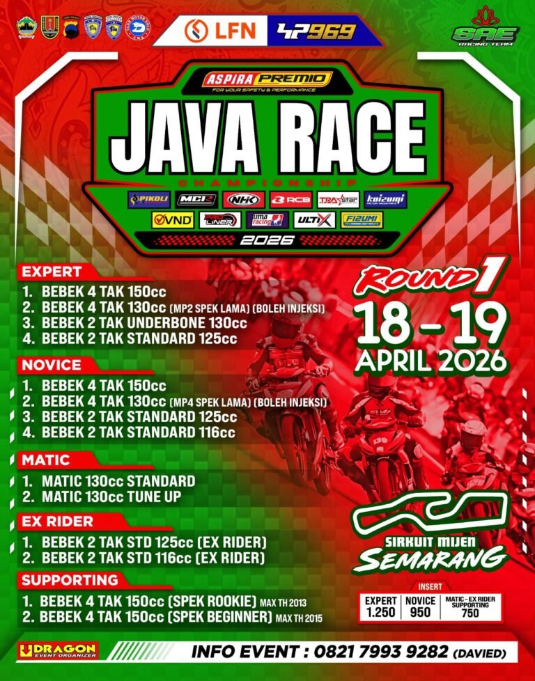 Lets Go Semarang! Java Race Championship 2026 Round 1 Resmi Start di ...